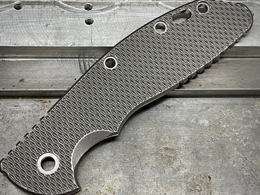 Hinderer XM-24 Titanium "Diamonds" scale - Ready to Ship – Midnight Sun Industries